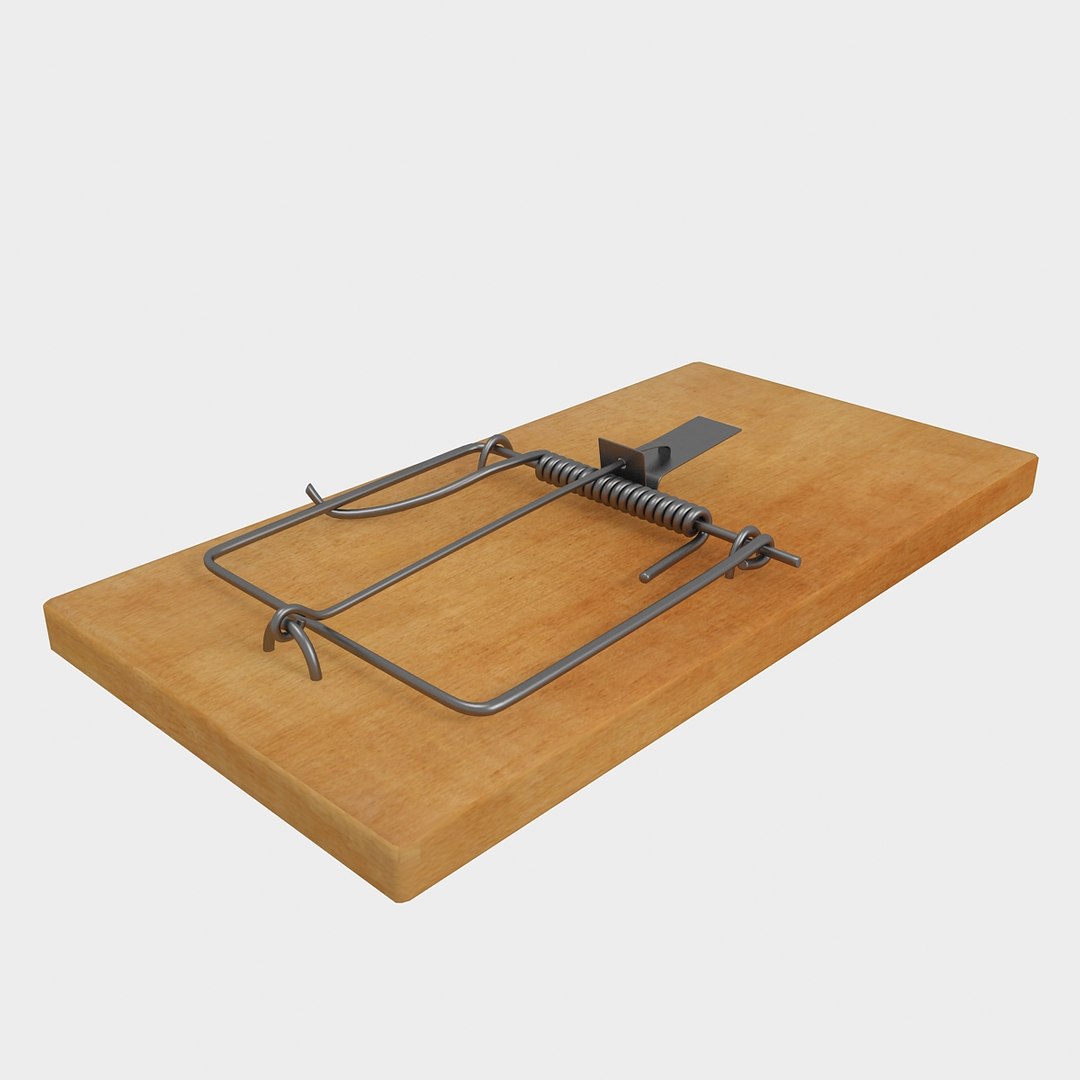 Mousetrap Trap Mouse 3d Max