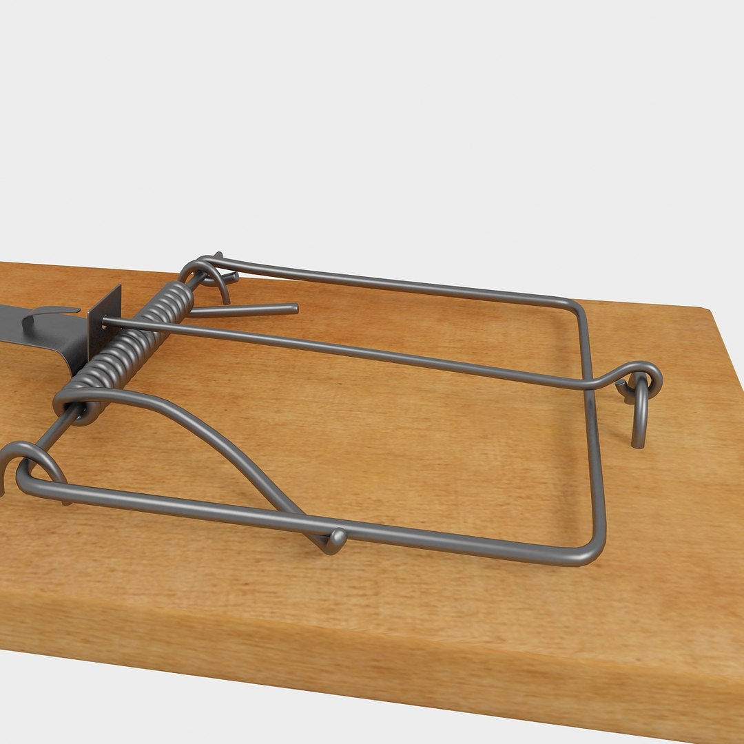 Mousetrap Trap Mouse 3d Max
