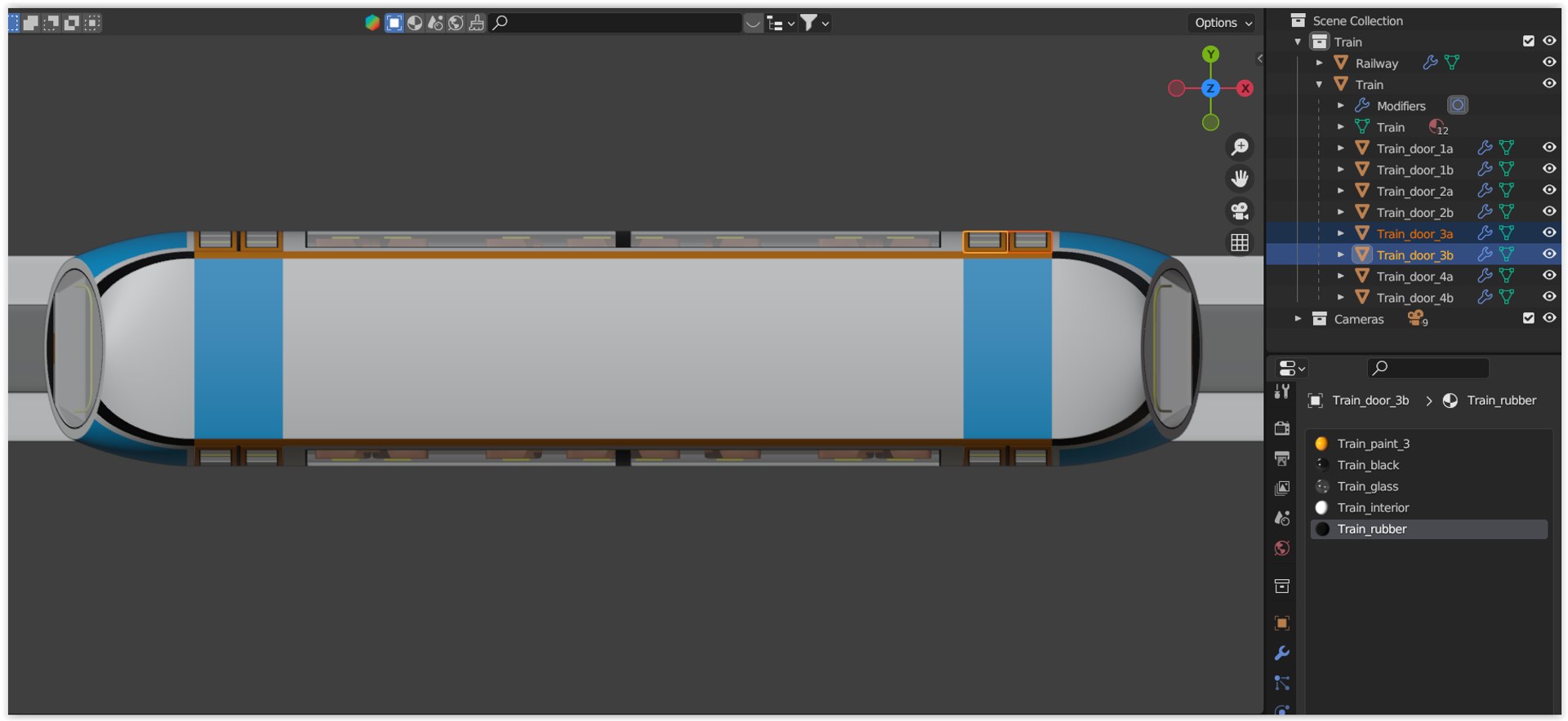 Future Monorail Train 2023 3D Model - TurboSquid 2061623