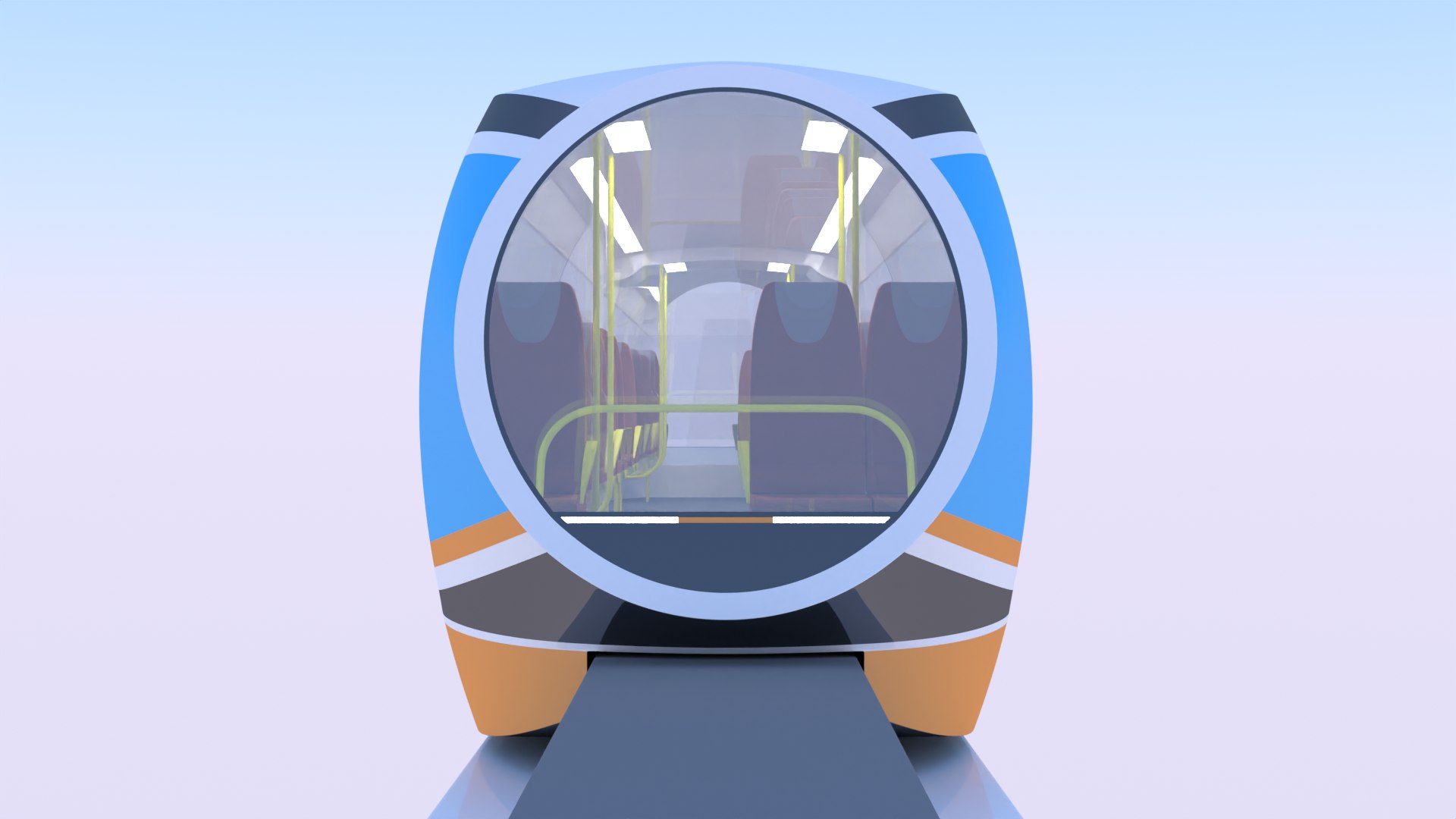 Future Monorail Train 2023 3D Model - TurboSquid 2061623