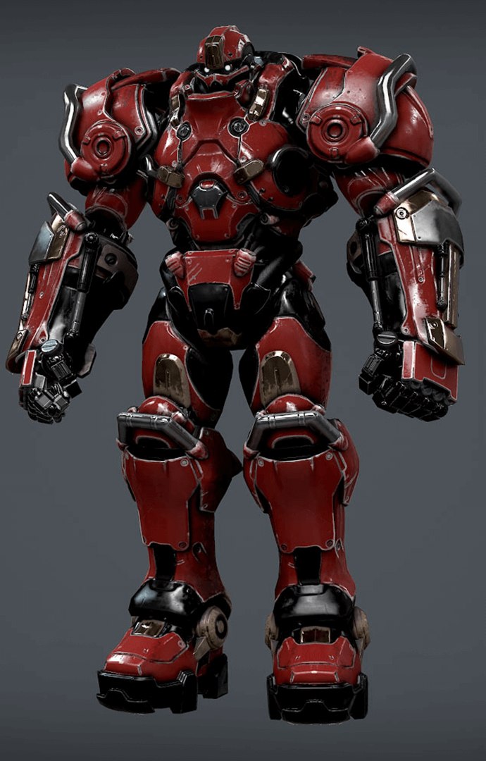 3D Sci Fi Power Suit - TurboSquid 1469303