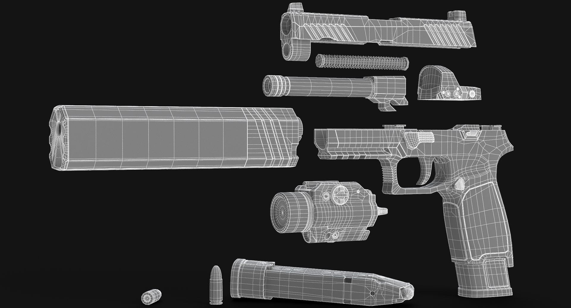 3D sig sauer p320 carry - TurboSquid 1205532