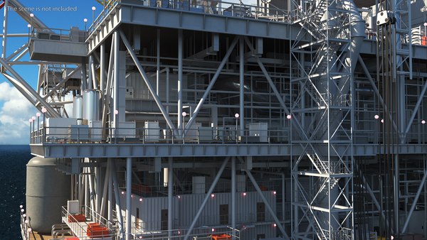 modelo 3d Plataforma petrolera Shell Perdido aparejada - TurboSquid 1839969