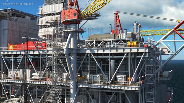 Shell Perdido Oil Platform Rigged model - TurboSquid 1839969