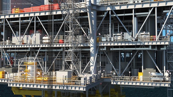 modelo 3d Plataforma petrolera Shell Perdido aparejada - TurboSquid 1839969