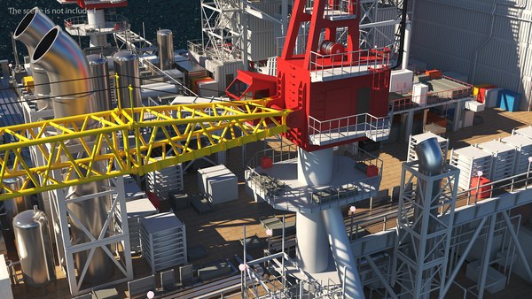 Shell Perdido Oil Platform Rigged model - TurboSquid 1839969