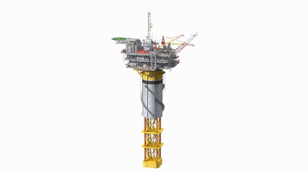 Shell Perdido Oil Platform Rigged model - TurboSquid 1839969