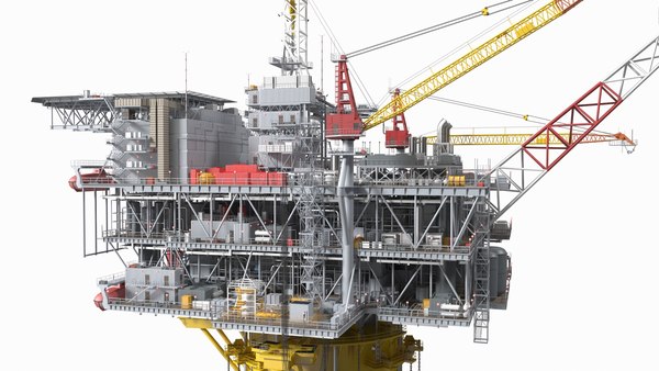 Shell Perdido Oil Platform Rigged model - TurboSquid 1839969