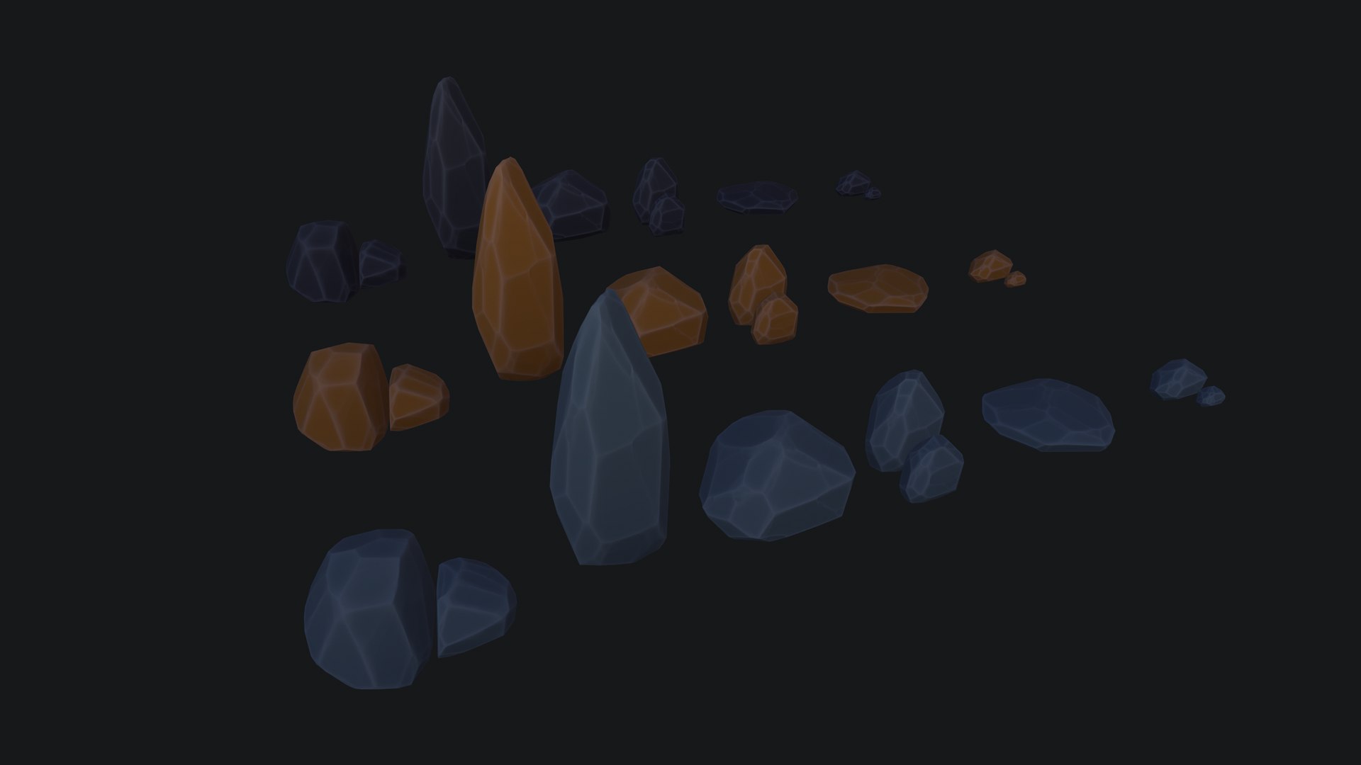 Stylized Rock Pack 3D Model - TurboSquid 1846034