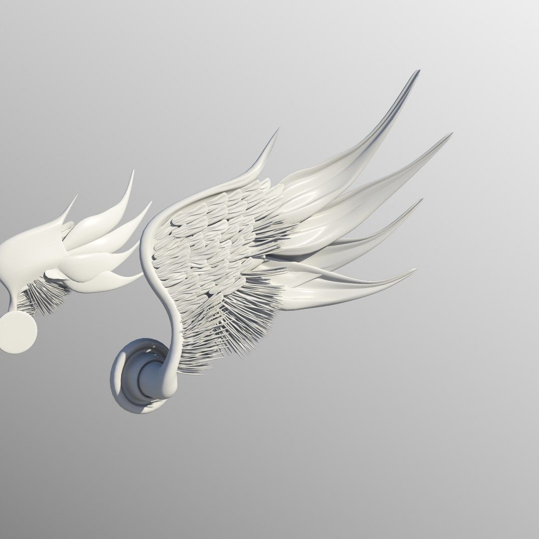 3d Wing Statue