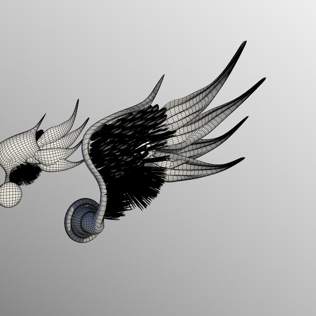 3d Wing Statue