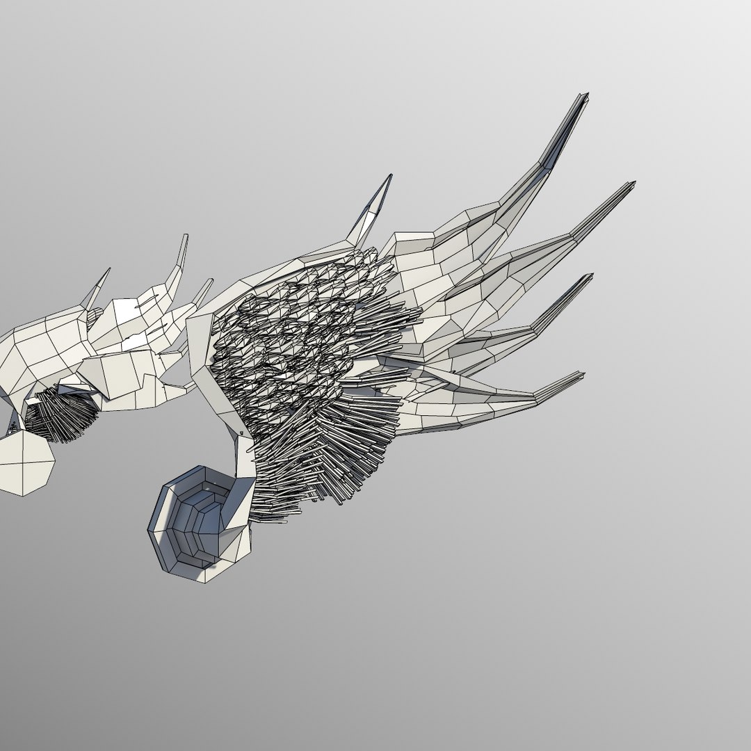 3d Wing Statue