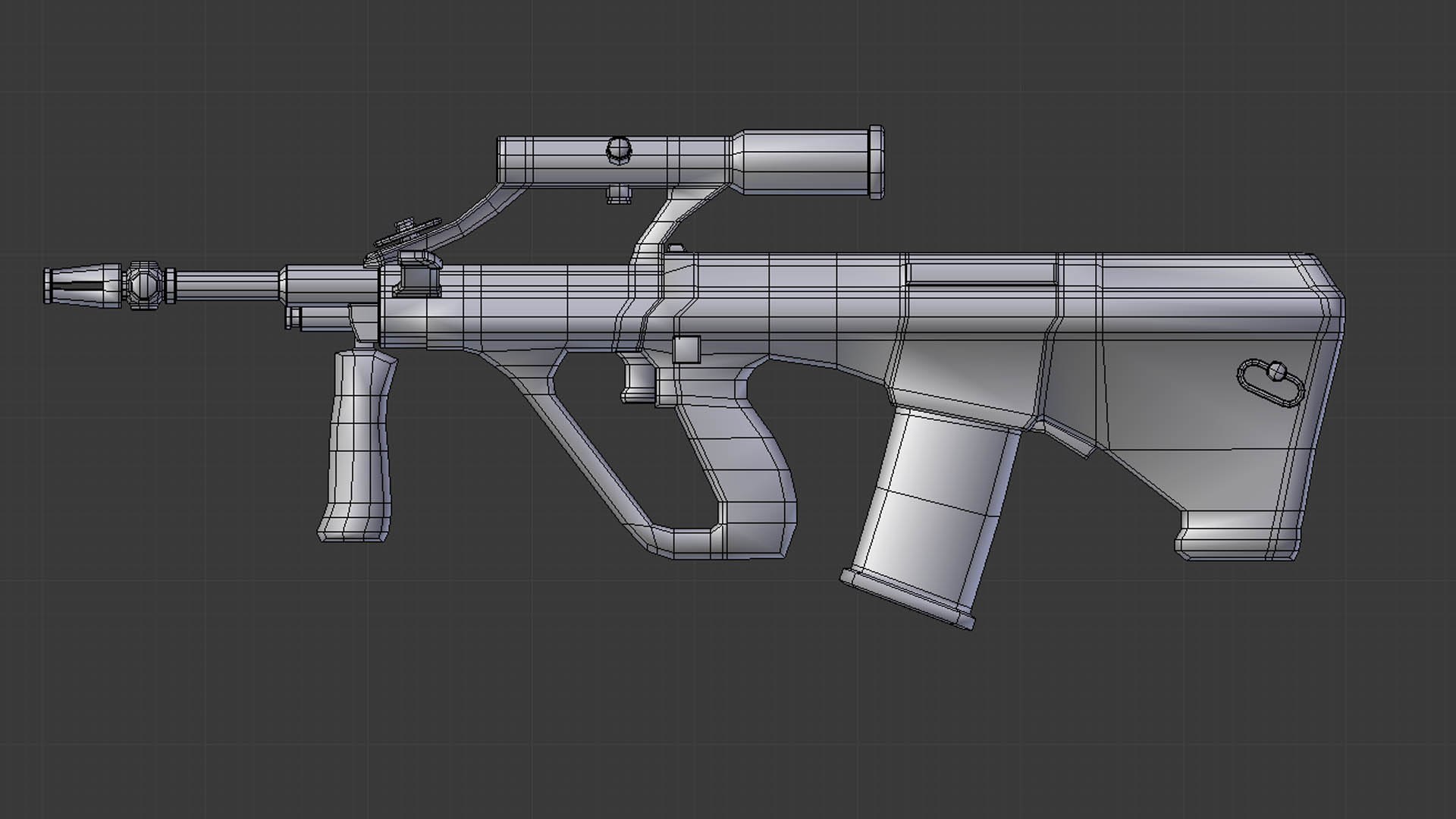3D Ready Steyr Aug Assault Rifle - TurboSquid 1196039