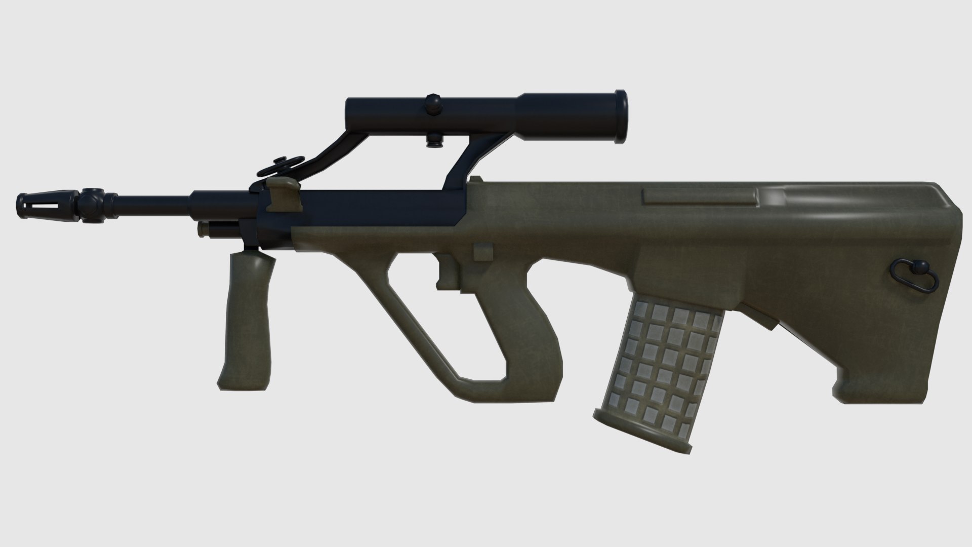 3D Ready Steyr Aug Assault Rifle - TurboSquid 1196039