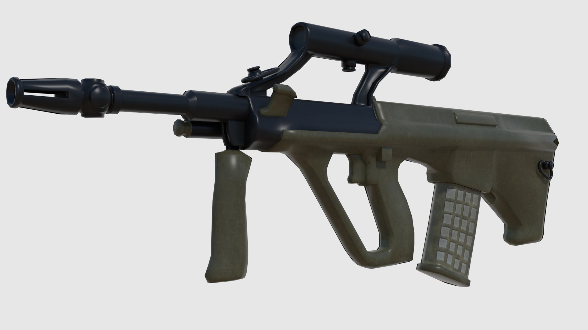 3D Ready Steyr Aug Assault Rifle - TurboSquid 1196039