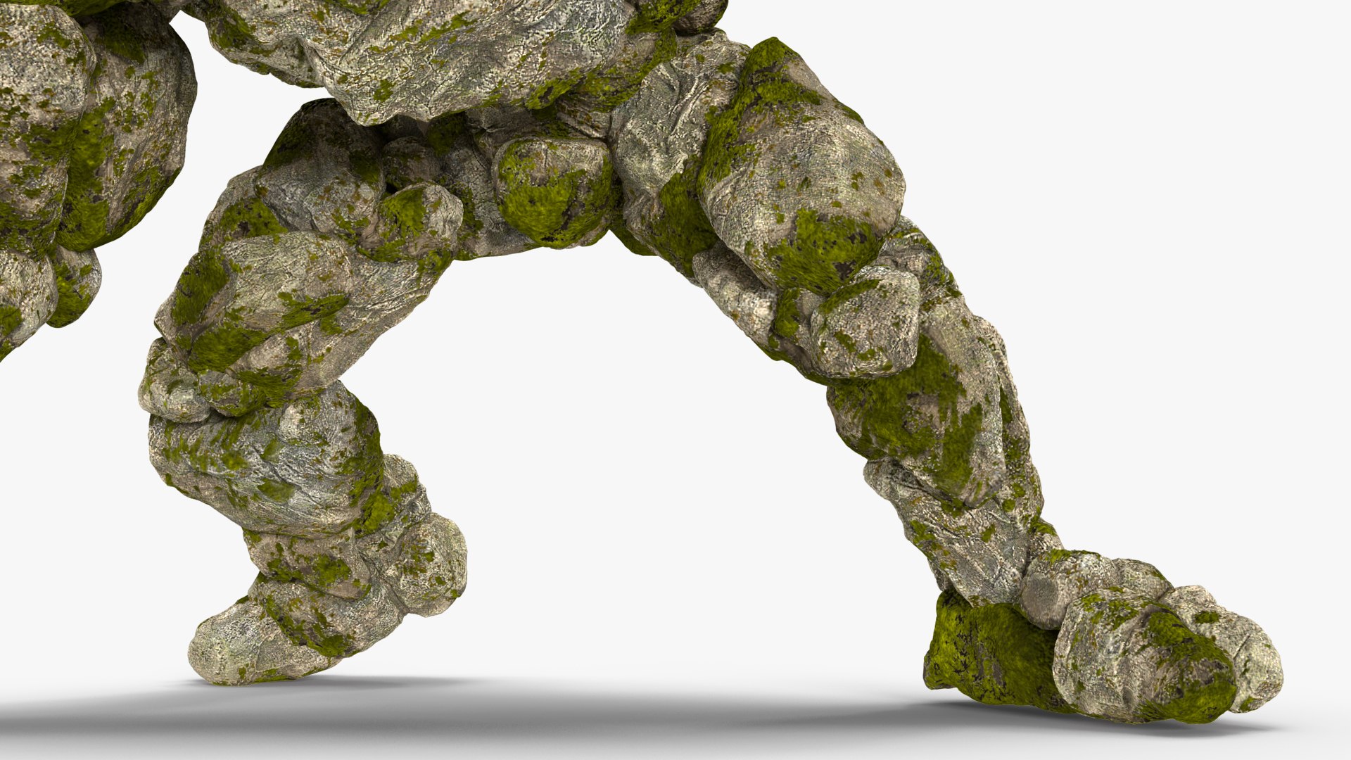 Stone Golem Fighting Pose 3D - TurboSquid 2031292