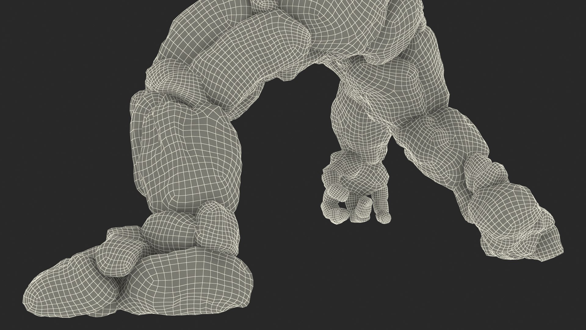 Stone Golem Fighting Pose 3D - TurboSquid 2031292