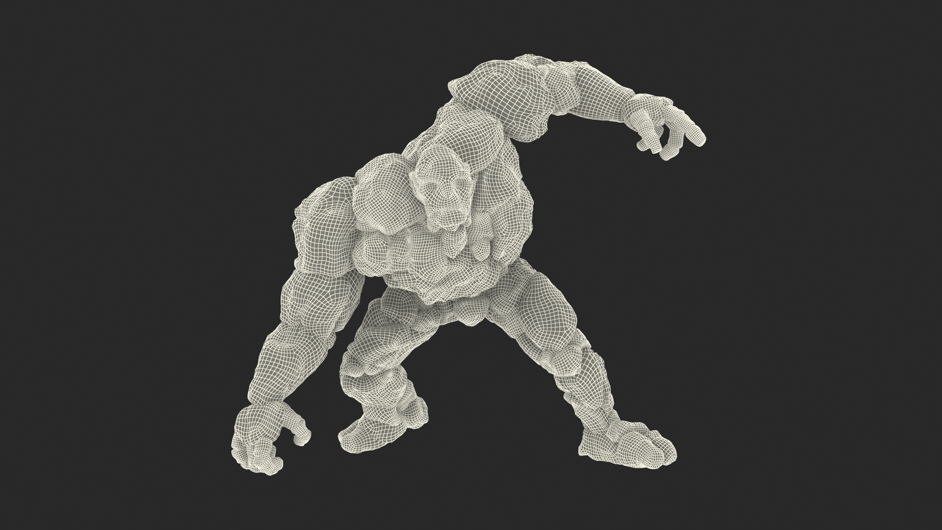 Stone Golem Fighting Pose 3D - TurboSquid 2031292