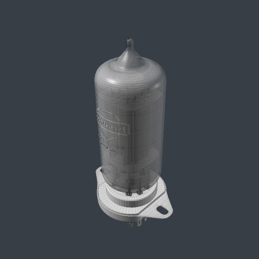 3d 3ds Vacuum 12ax7 Tube