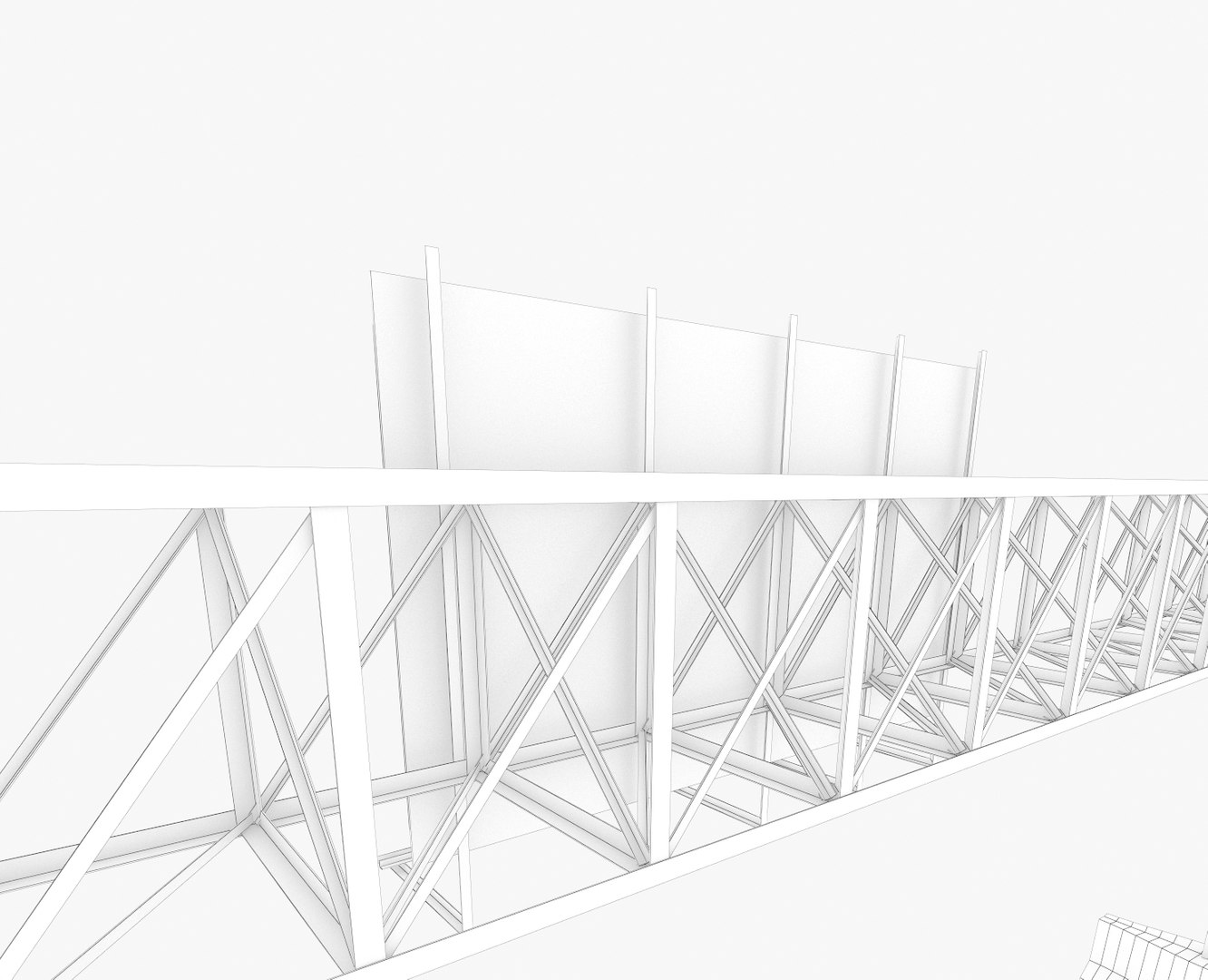 Highway Sign 2 3d Max