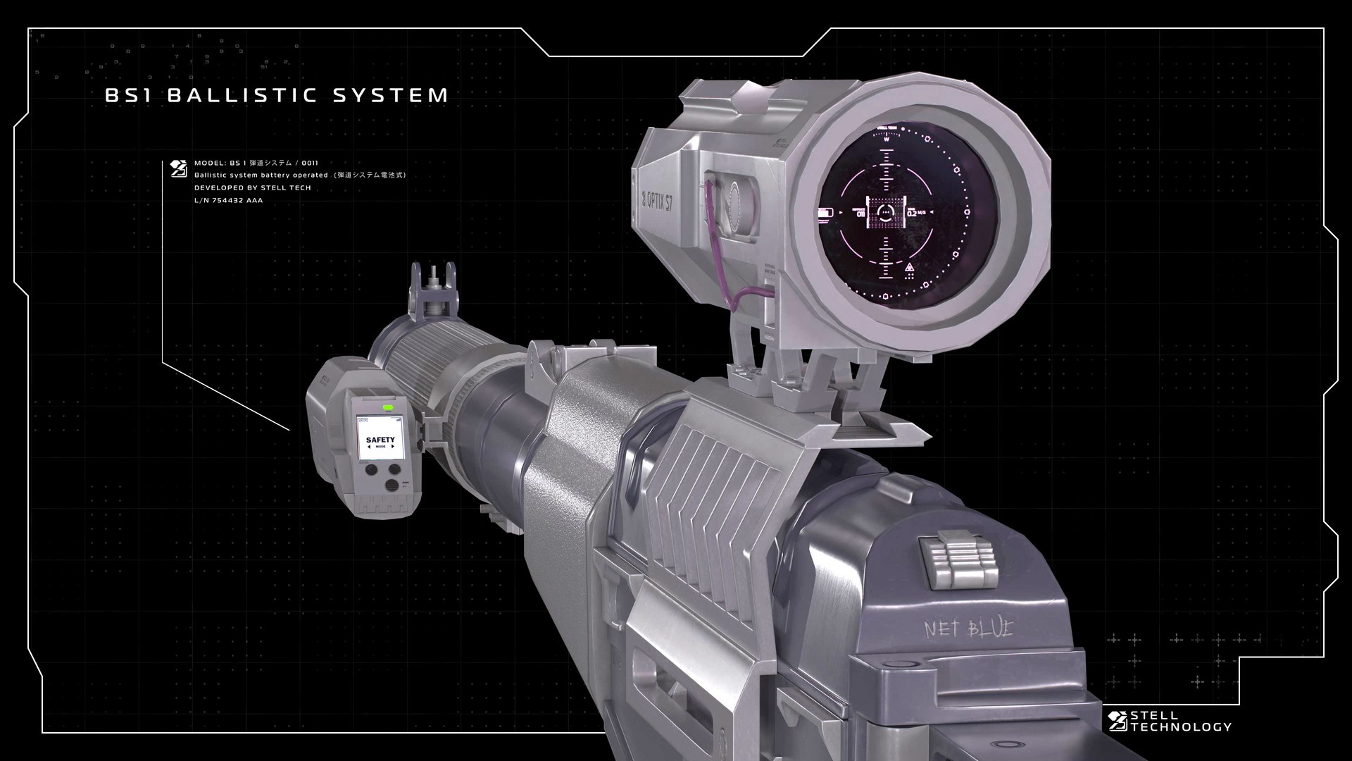 BS1 BALLISTIC SYSTEM STELL TECH 3D Model - TurboSquid 2034902