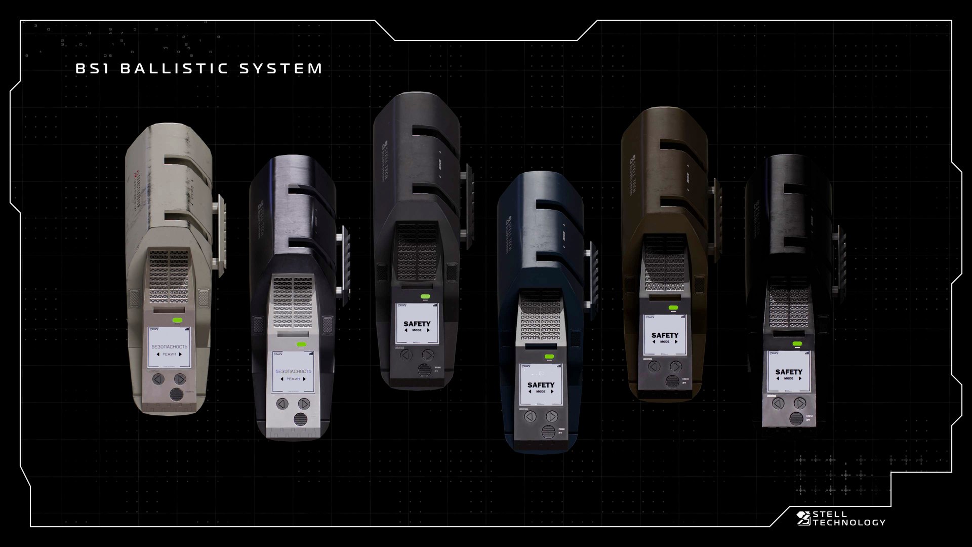 BS1 BALLISTIC SYSTEM STELL TECH 3D Model - TurboSquid 2034902