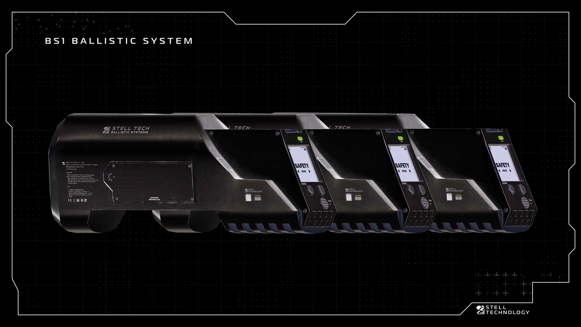 BS1 BALLISTIC SYSTEM STELL TECH 3D Model - TurboSquid 2034902