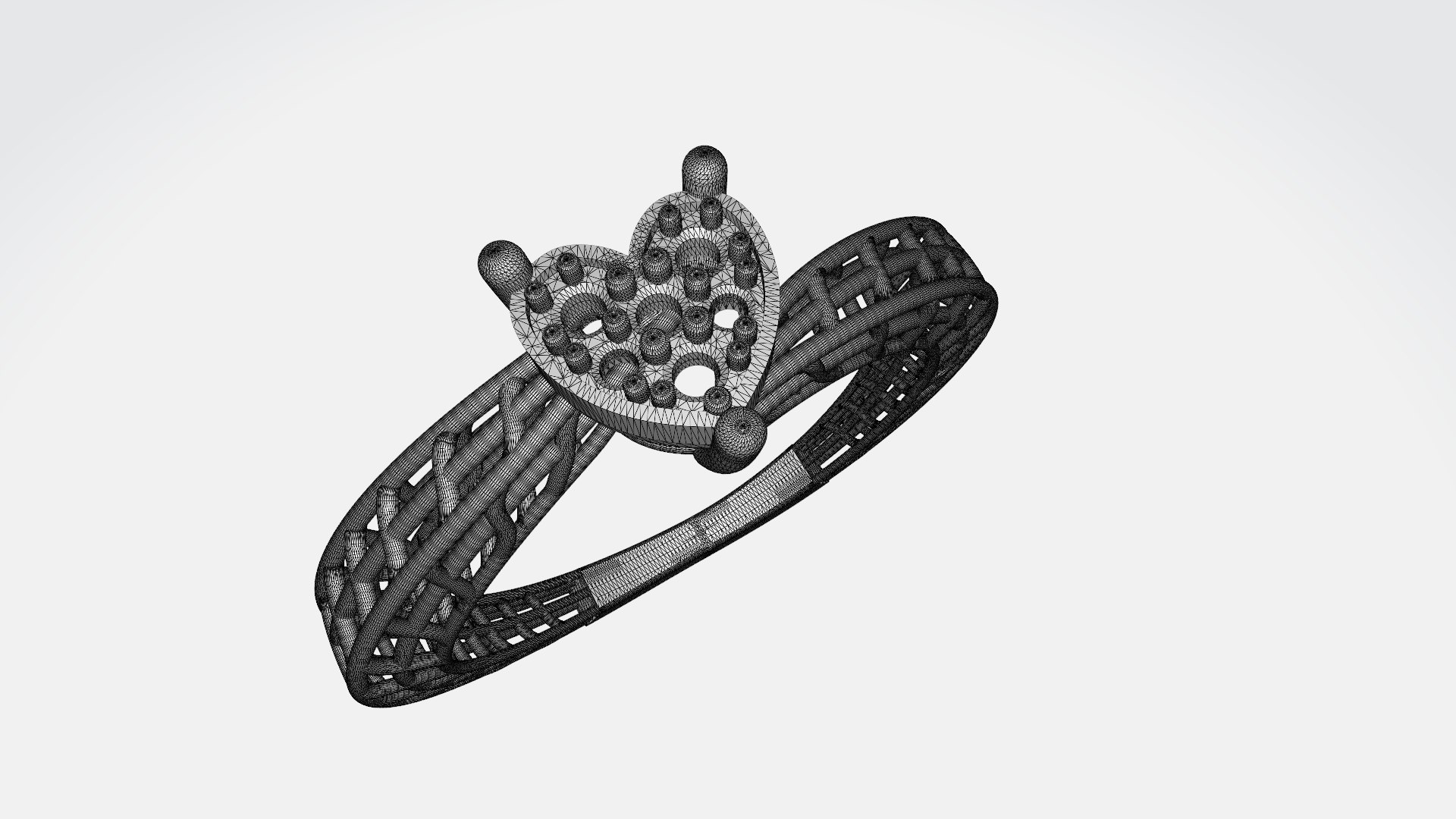 Heart Shape Finger Ring-004 - 3dm 3D Model - TurboSquid 2285832