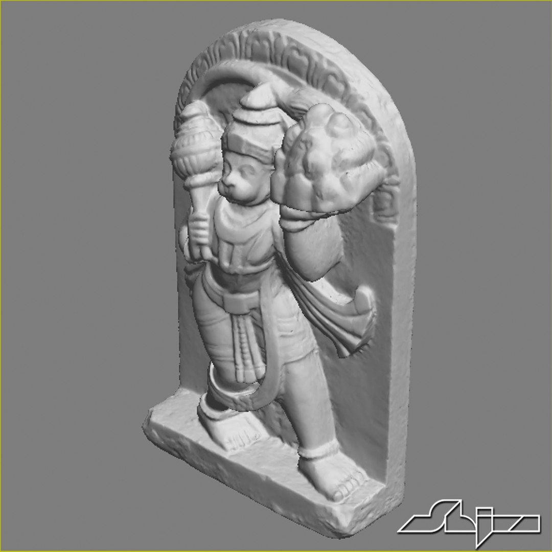 Hanuman Sculpture 3ds