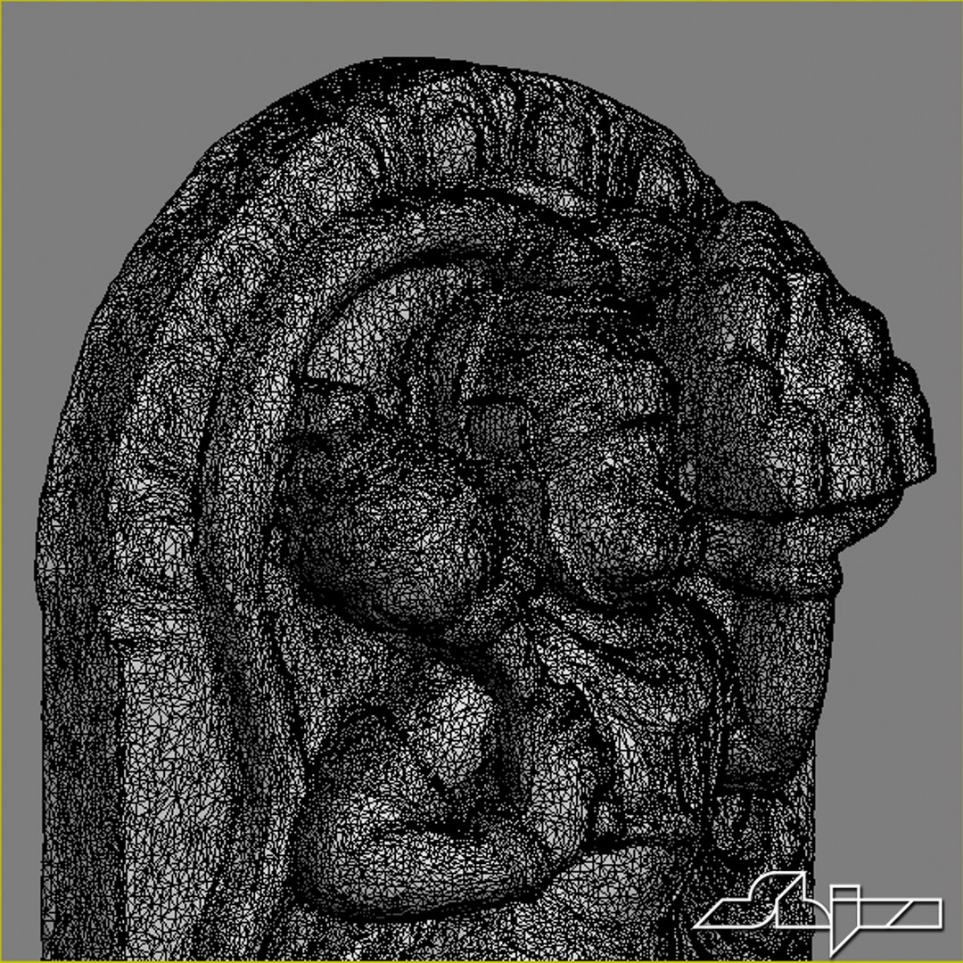 Hanuman Sculpture 3ds