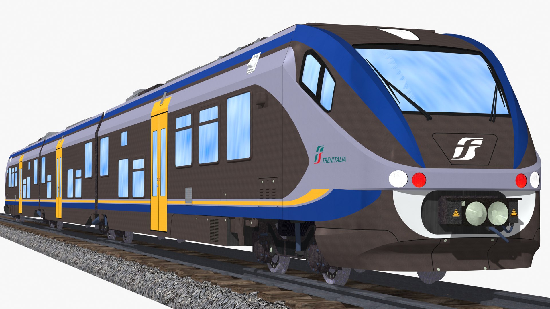 3D Model Coradia Meridian G - Fs Aln 501 Minuetto - Etr 245 ...