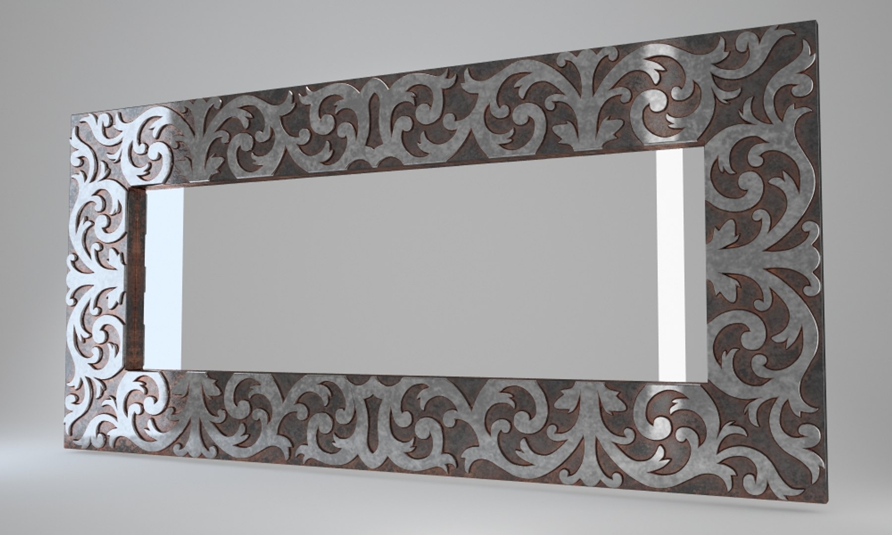 3d max devon mirror maine silver