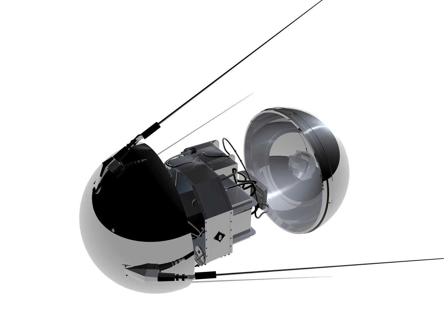 Russian Sputnik Satellite 3D Model - TurboSquid 1341887