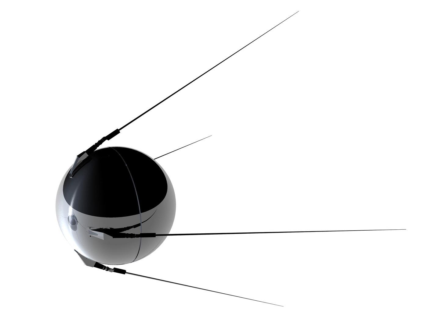 Russian Sputnik Satellite 3D Model - TurboSquid 1341887