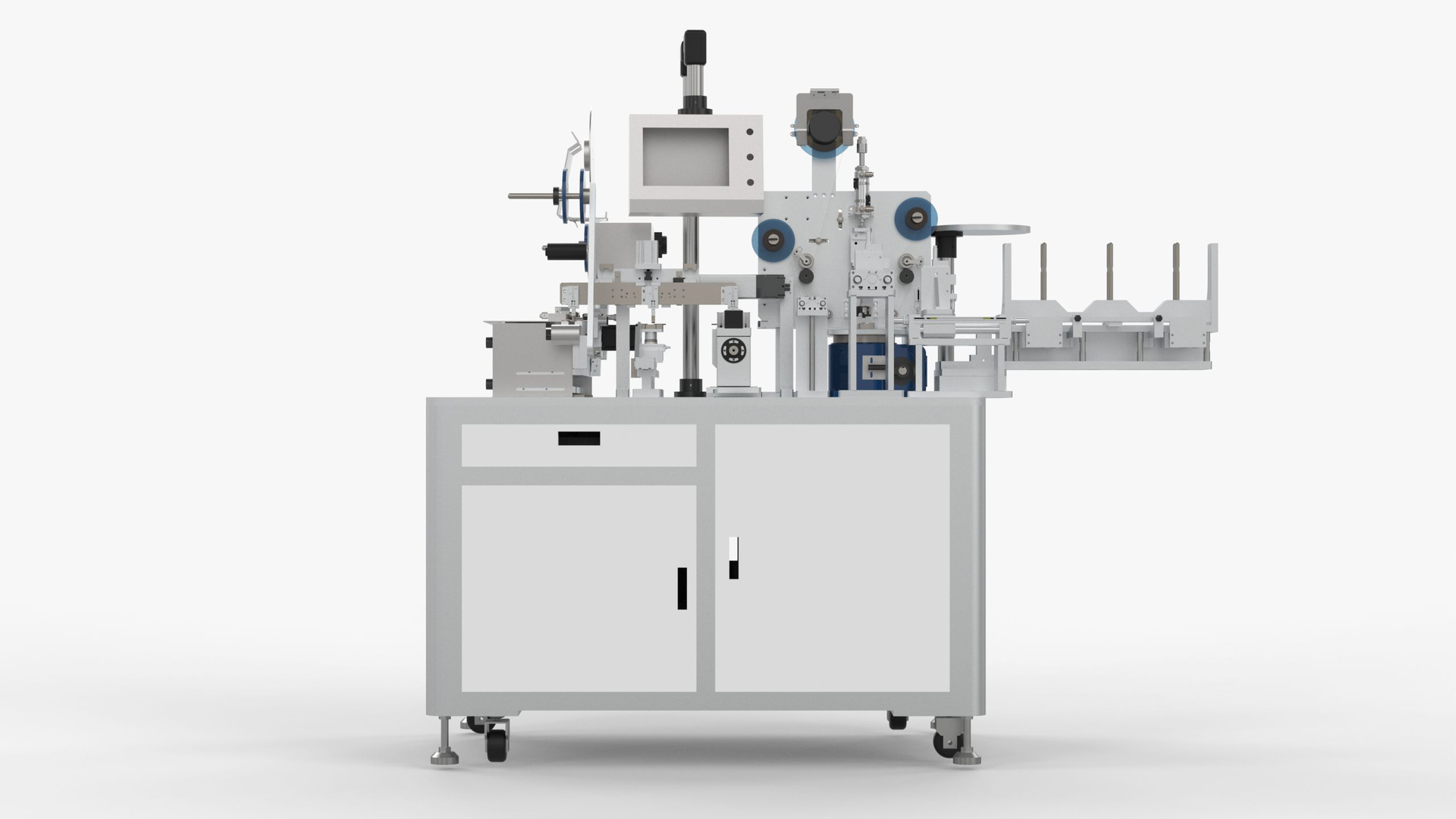 Automatic Connector Indexing Plate Sticker Tape CCD Detection Packaging ...