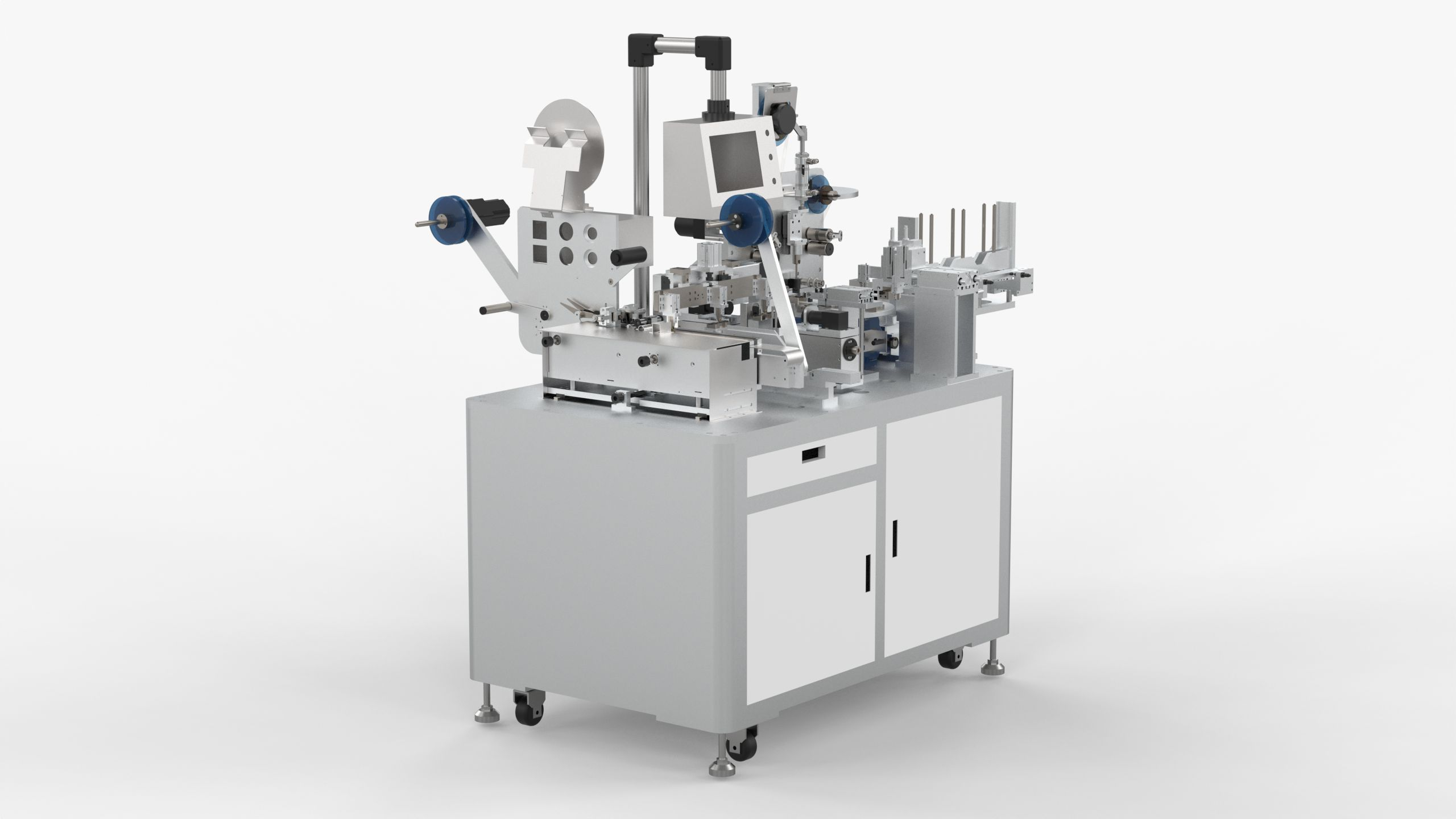 Automatic Connector Indexing Plate Sticker Tape CCD Detection Packaging ...