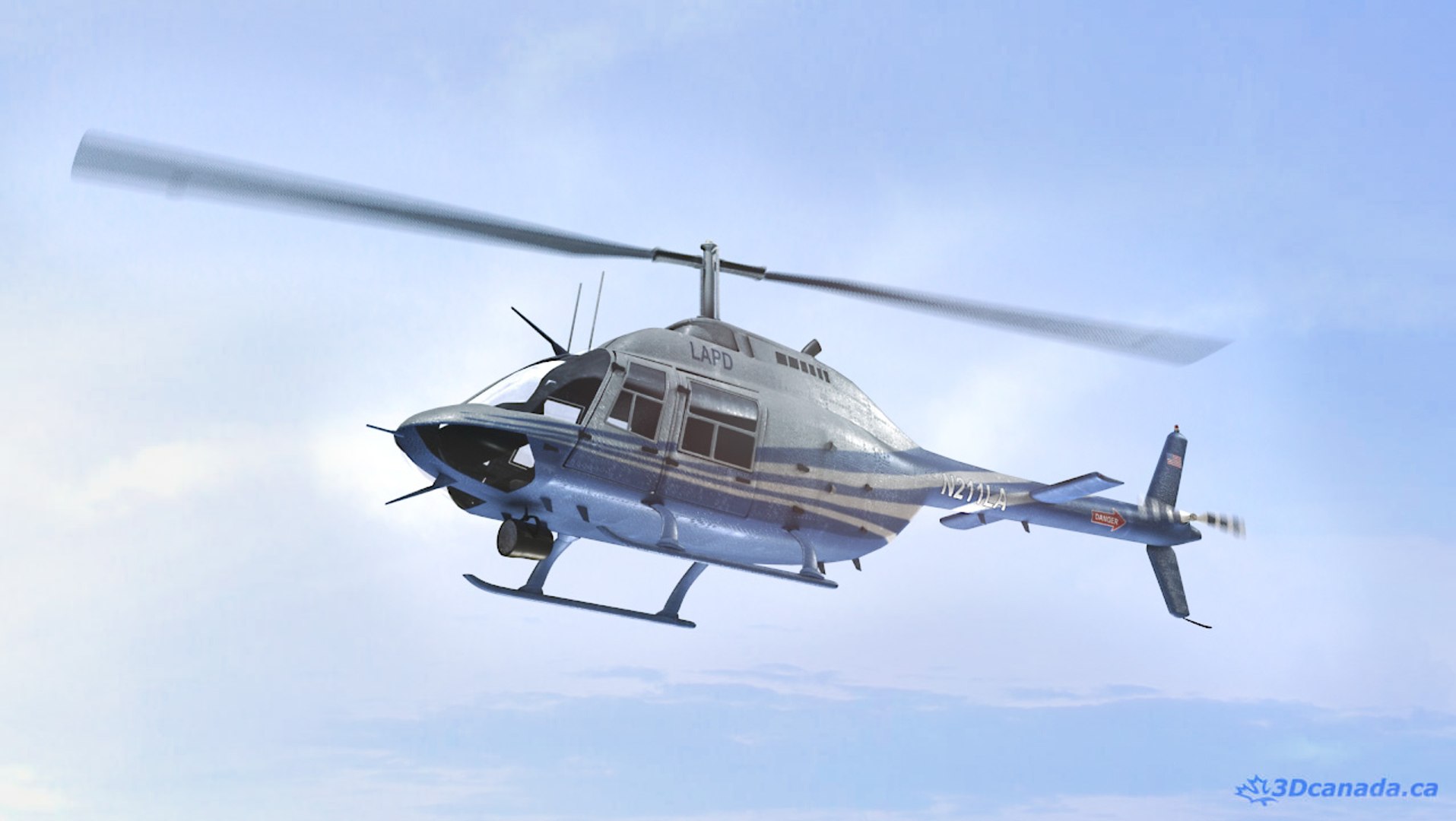 Bell 206 3d Model