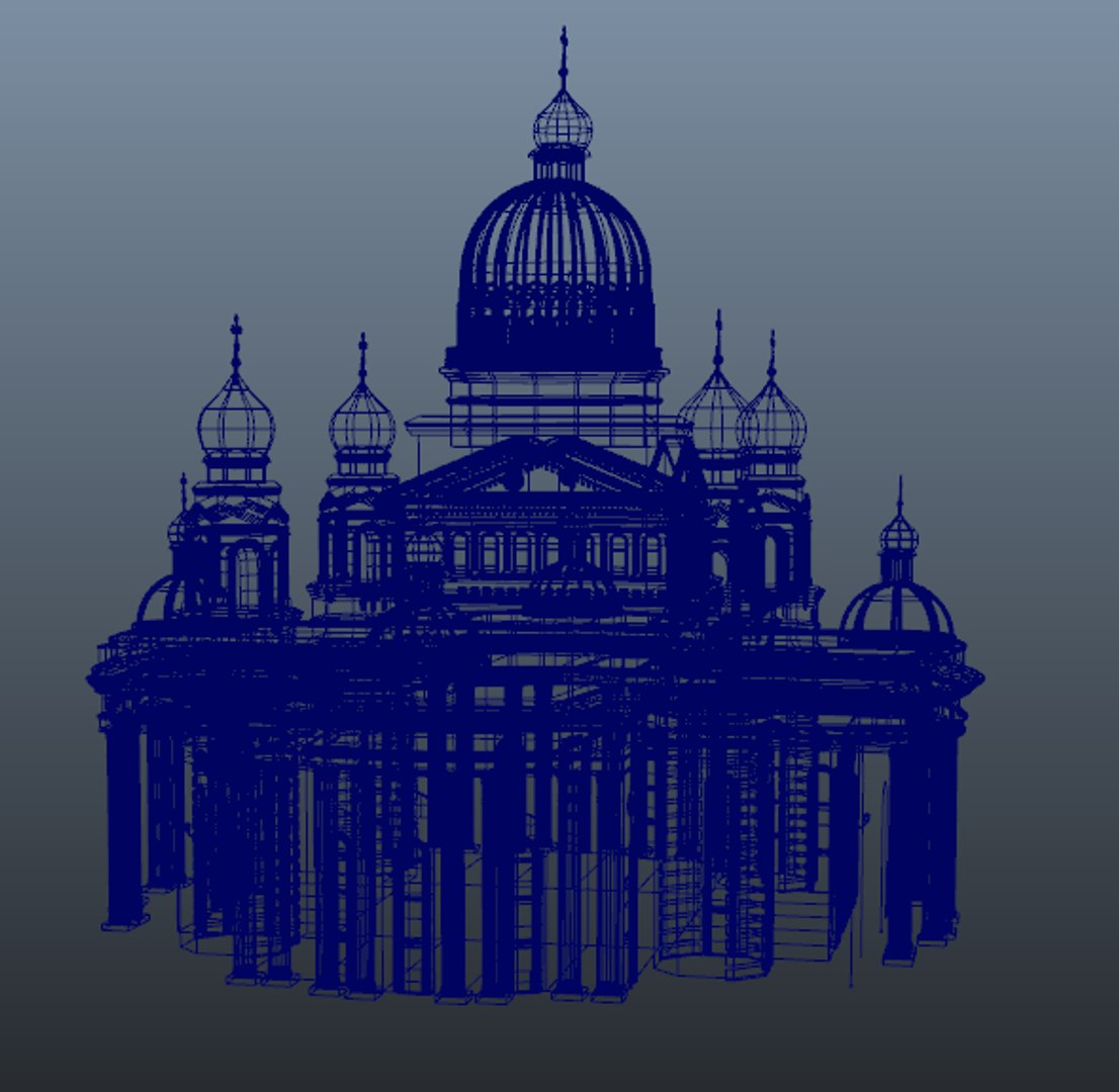 Cathedral Fedor Ushakov 3d Model