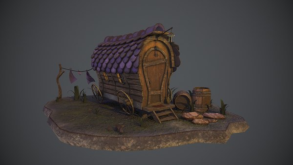 modelo 3d carro de hadas - TurboSquid 1989673