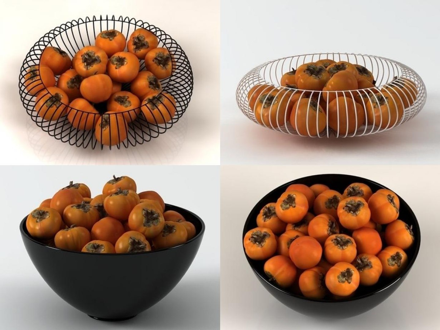Persimmons Smallaccents 3D Model - TurboSquid 1177167