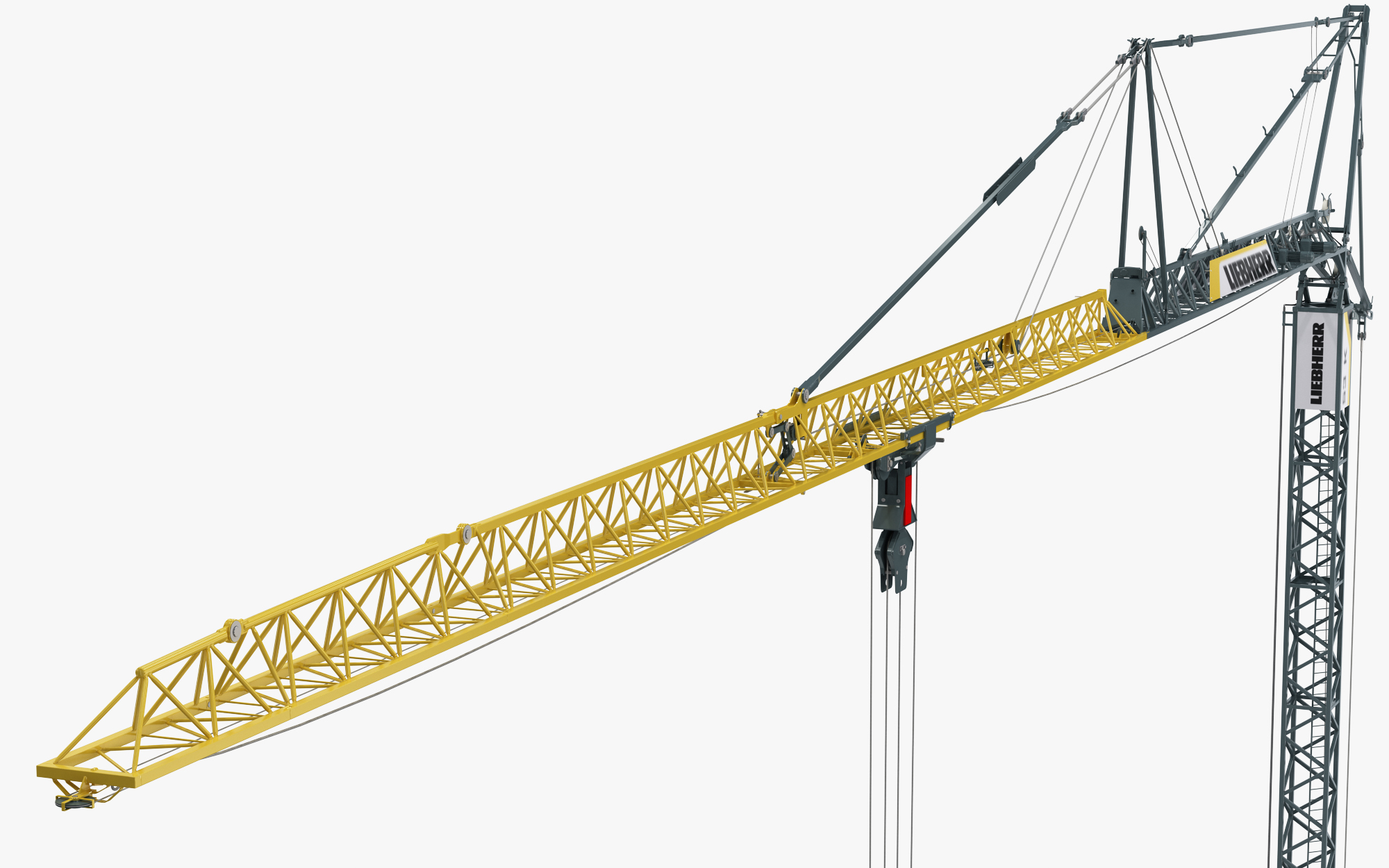 3d tower crane liebherr 53k model