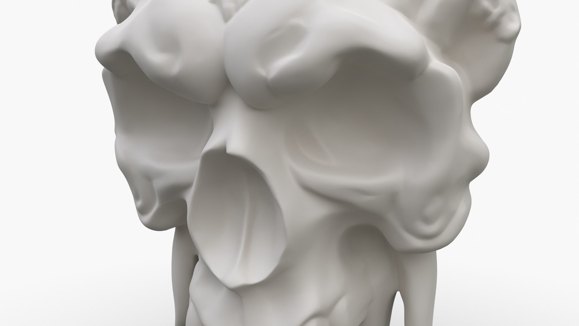 3D Skull Relief 2 - TurboSquid 2283876