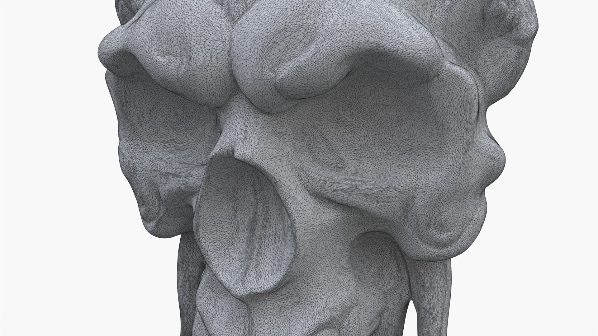 3D Skull Relief 2 - TurboSquid 2283876