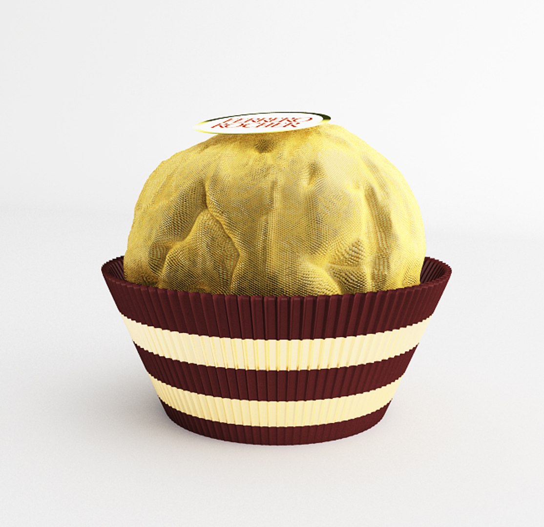 3d Model Ferrero Rocher Chocolate