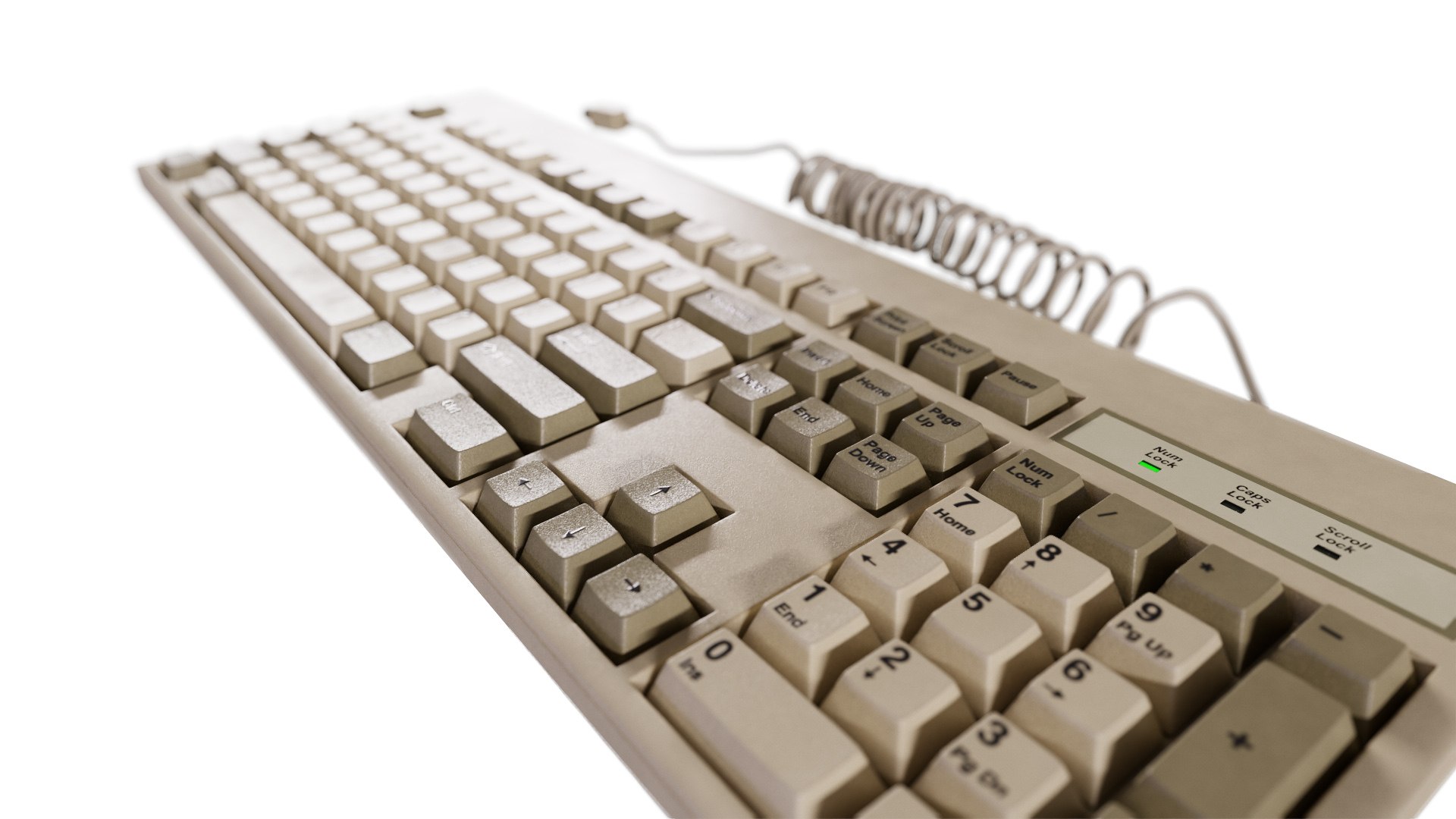 3D Model Keyboard Old - TurboSquid 1704791