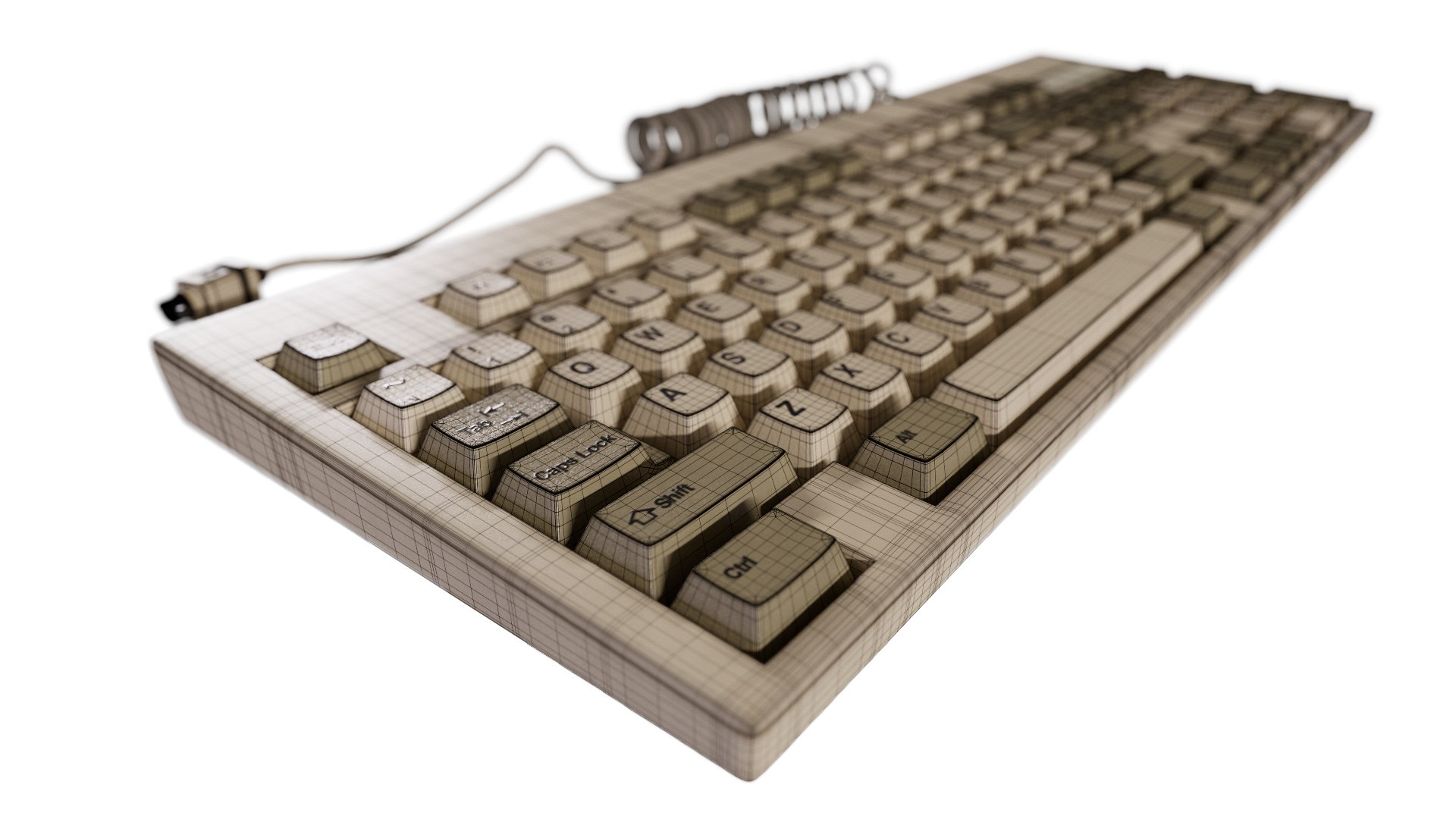 3D Model Keyboard Old - TurboSquid 1704791