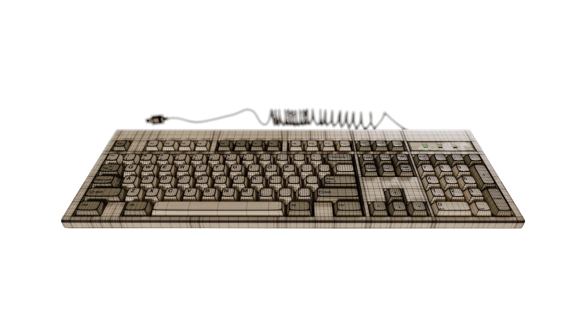 3D Model Keyboard Old - TurboSquid 1704791