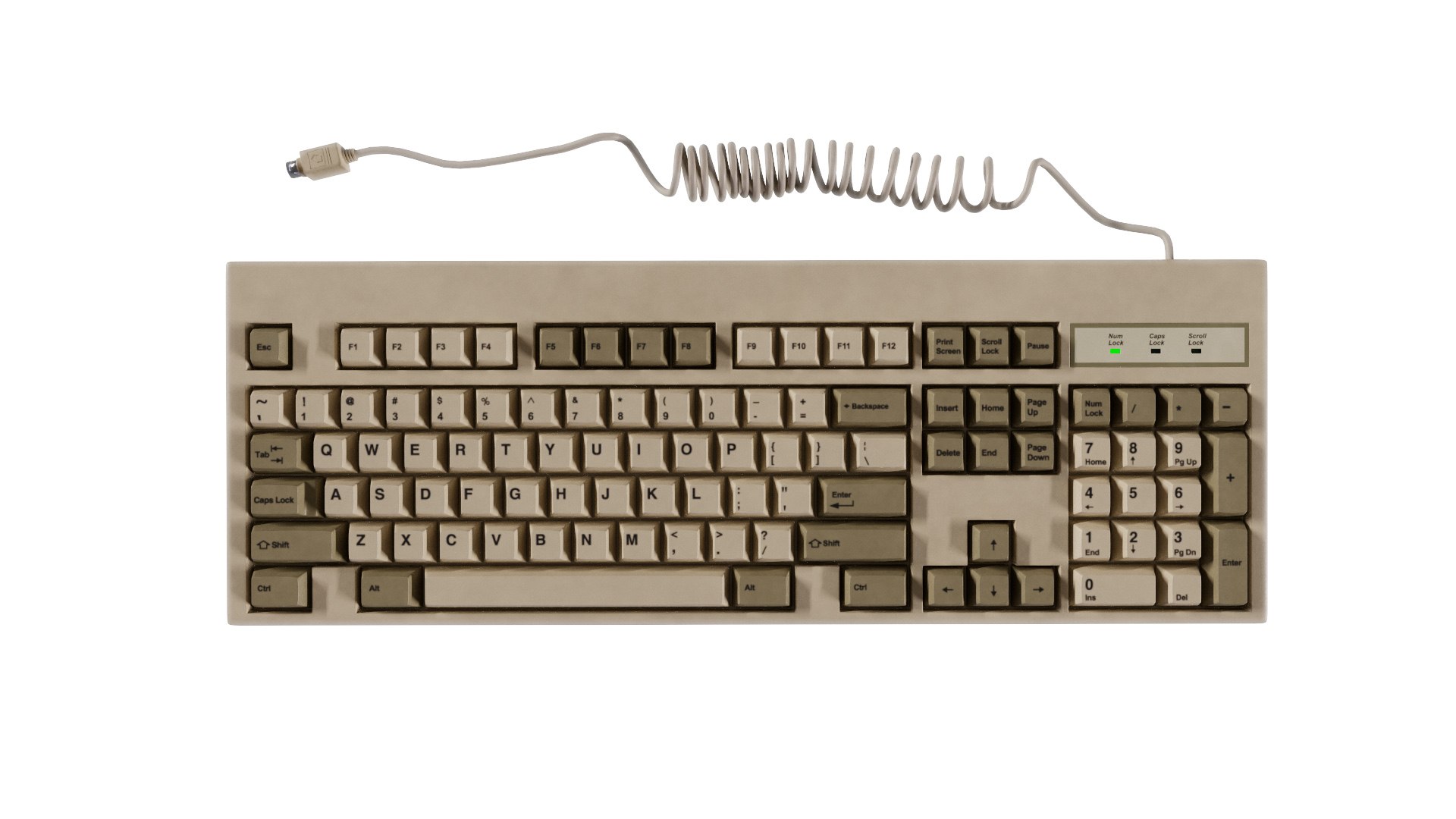 3D Model Keyboard Old - TurboSquid 1704791