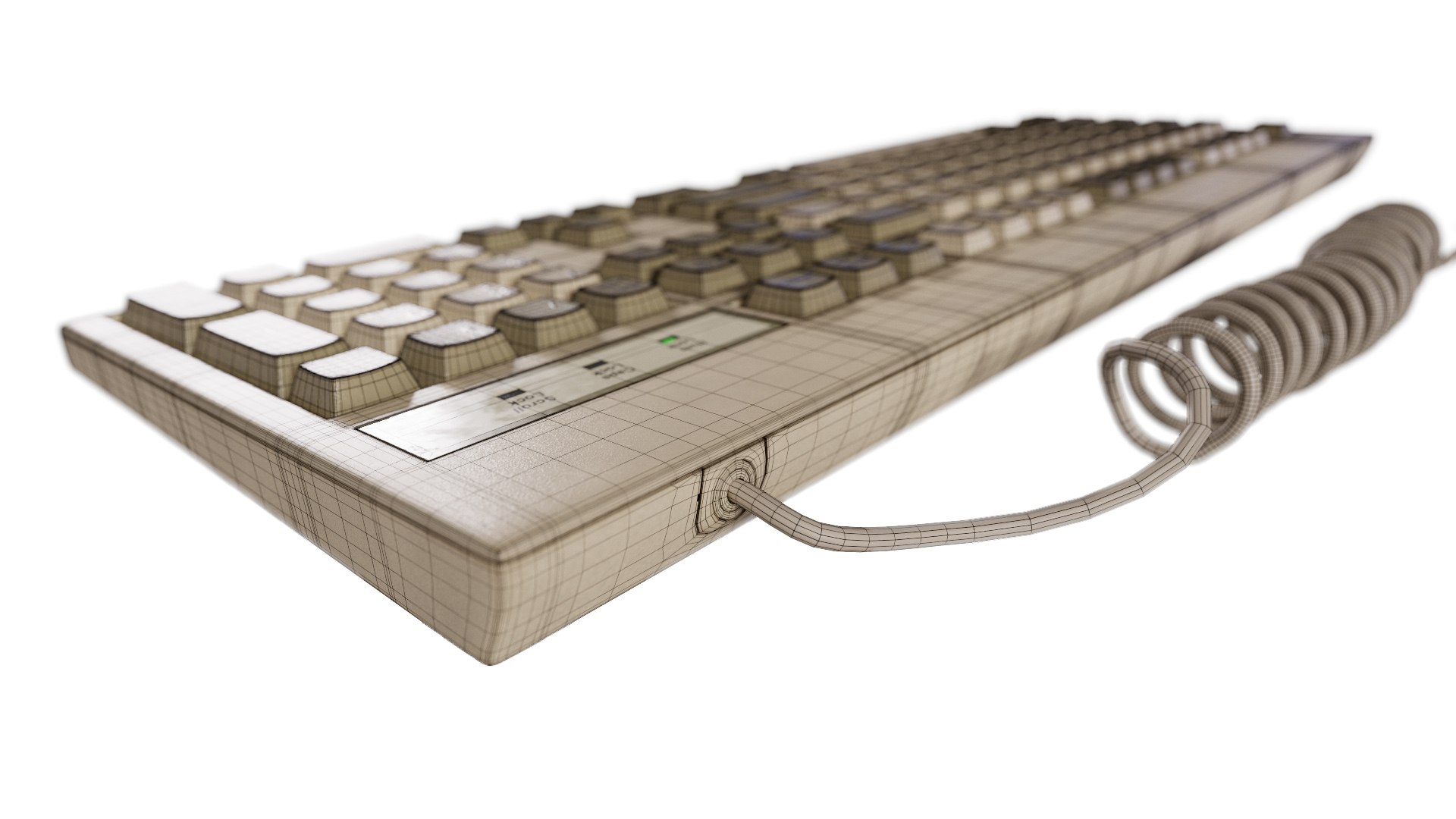 3D Model Keyboard Old - TurboSquid 1704791