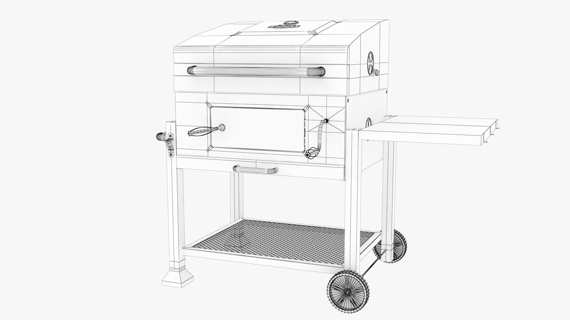 Expert BBQ Grill 3D Model - TurboSquid 2099683